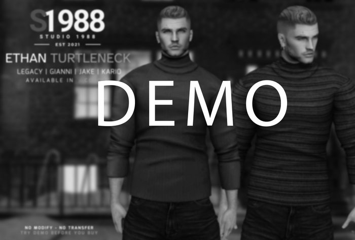 Second Life Marketplace - Studio 1988_Ethan Turtleneck DEMO